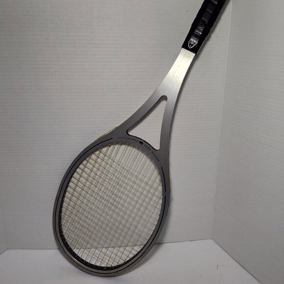 Other | Vintage Amf Head Arthur Ashe Competition Metal Tennis Racket ...